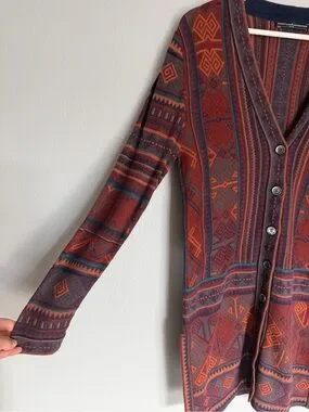 Peruvian Connection | Sweaters | Peruvian Connection Red Blue Aztec ...